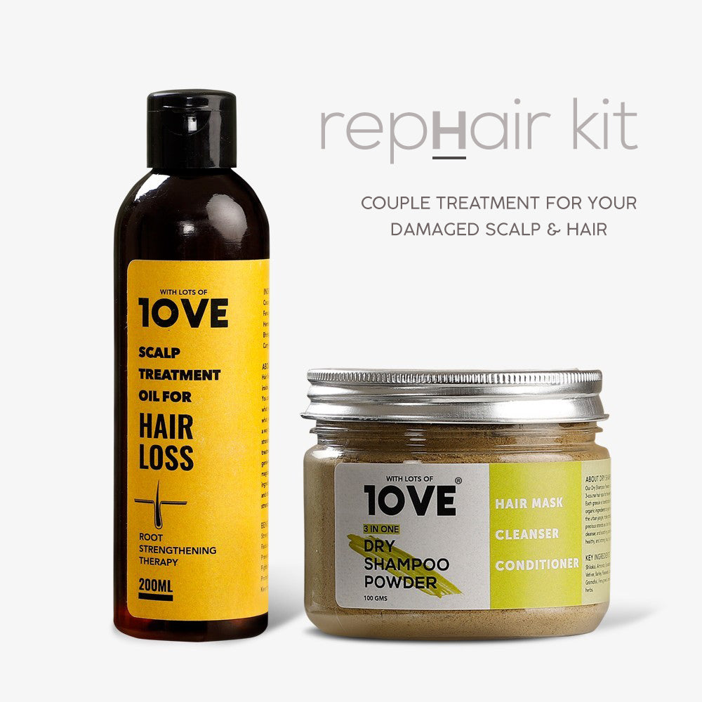 RepHair Kit for Damaged Scalp & Hair - With Lots of Love